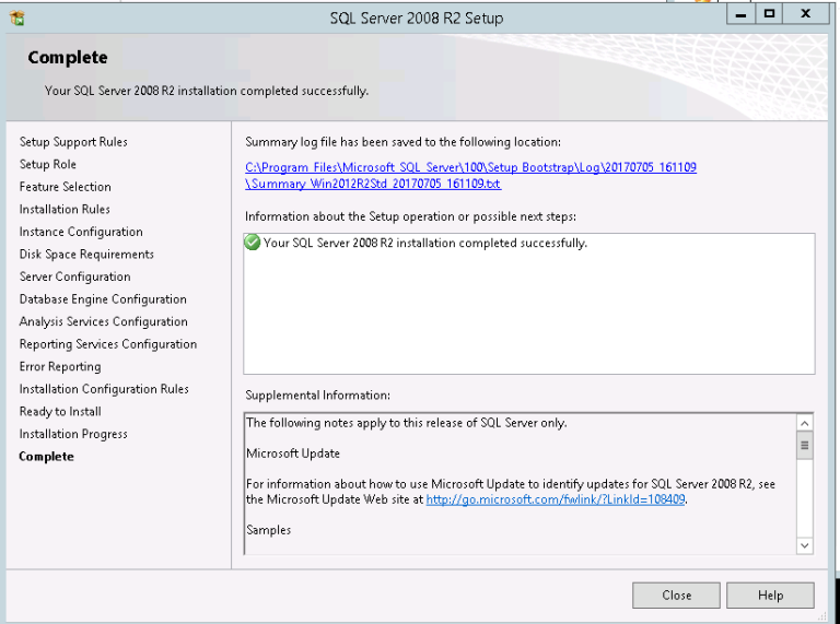 Install SQL Server 2008 R2 on Server 2012 R2 Install SQL Server 2008 R2 on Server 2012 R2