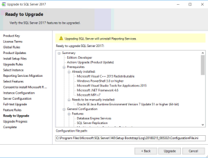 How to upgrade SQL Server 2016 to SQL Server 2017 - turbogeek