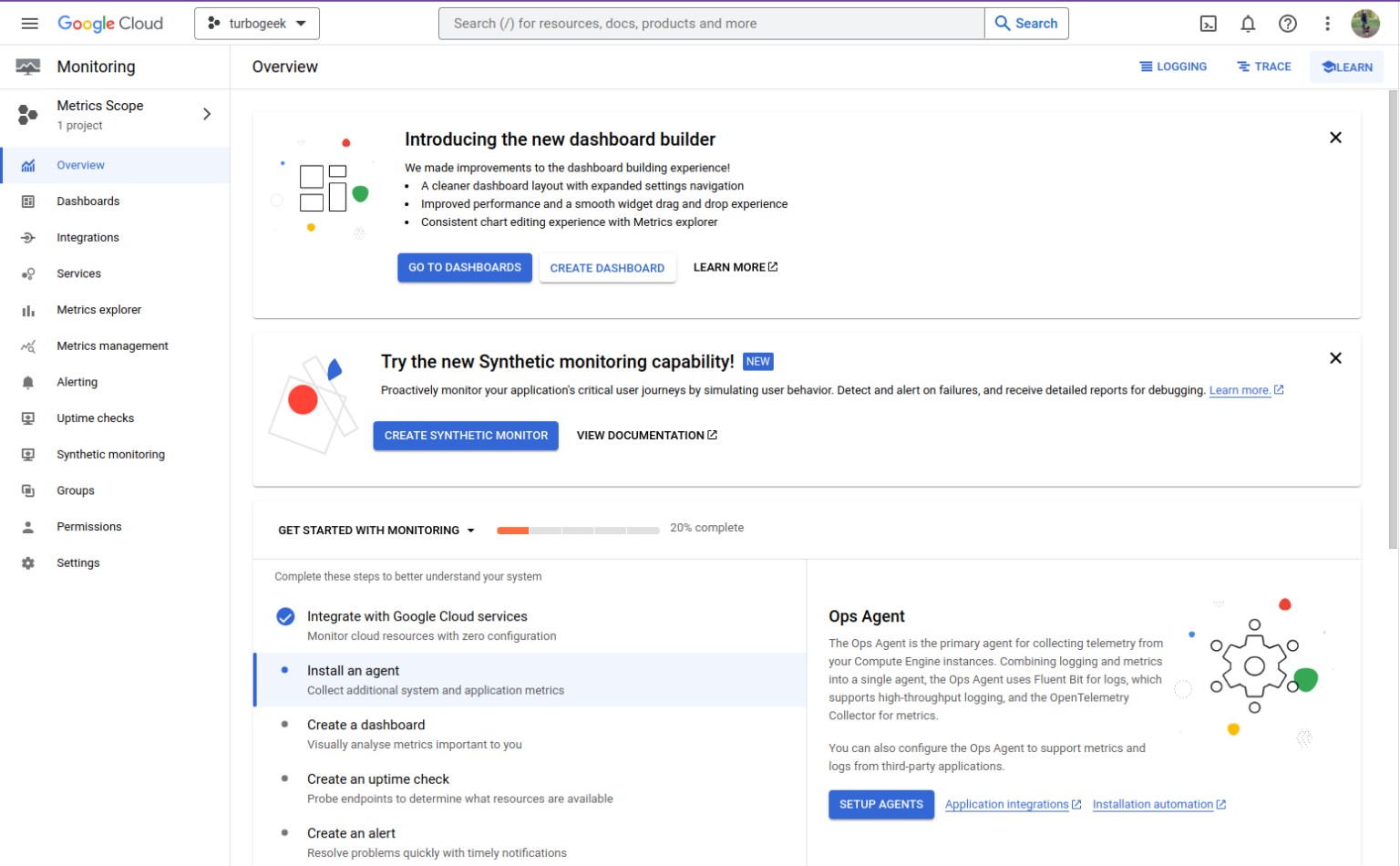 Resource Monitoring with StackDriver