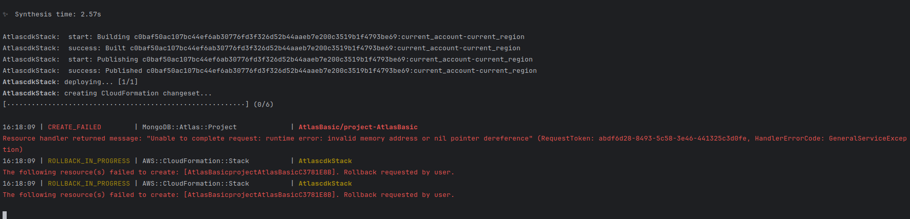 Resource Handler Returned Message Unable To Complete Request Runtime Error Invalid Memory