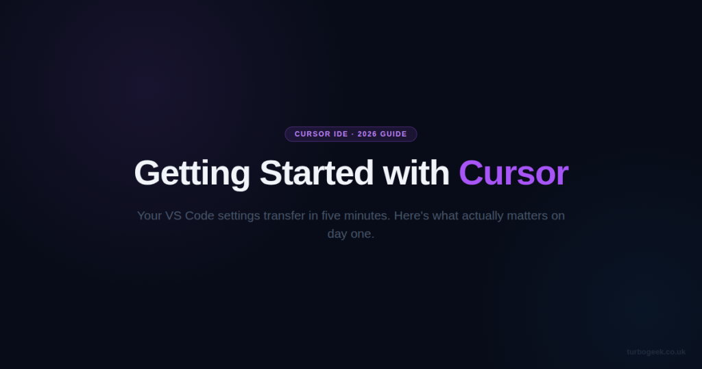 How to Get Started with Cursor in 2026