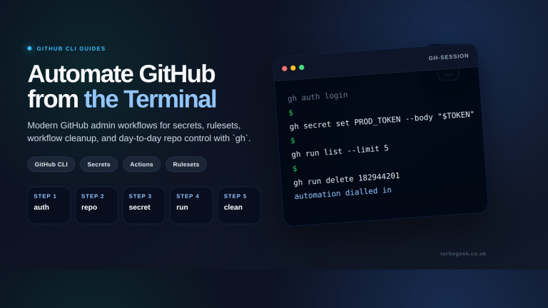 How to Delete All GitHub Actions Workflow Runs with the GitHub CLI (gh)